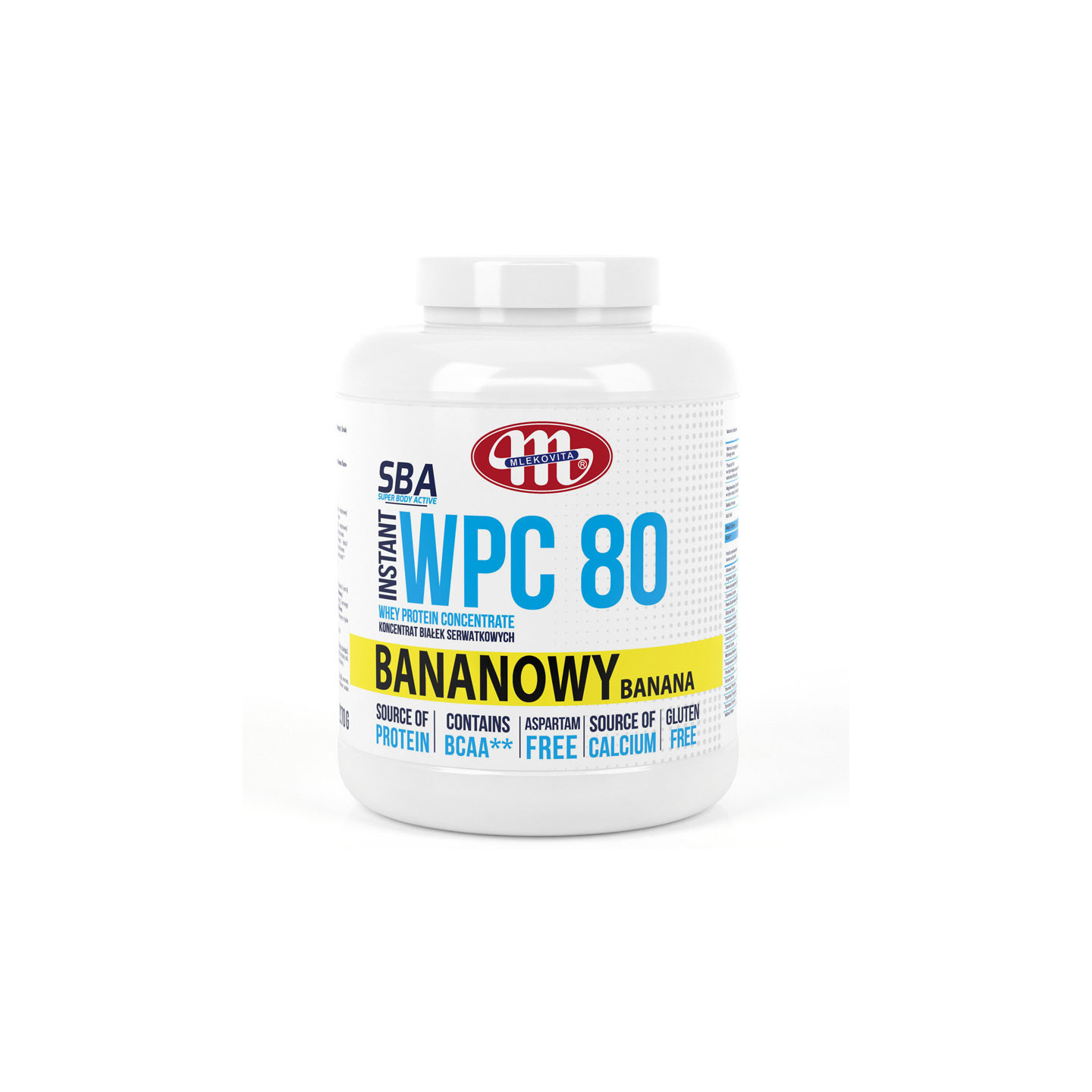 SBA Instant WPC80 2270g, Mlekovita – najwyższej jakości koncentrat ...