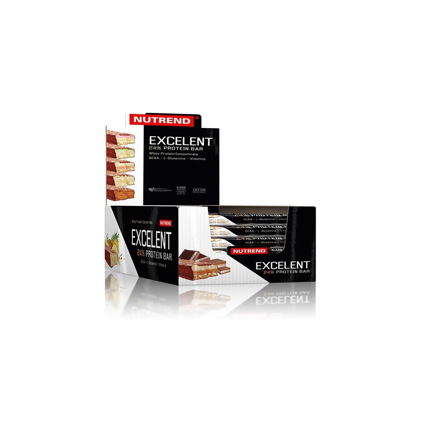 Excelent Protein Bar 85g, Nutrend – pyszny baton z wysoką zawartością ...